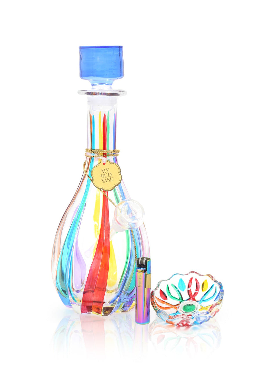 Pride Vase Bong | Unique Venetian Glass by My Bud Vase