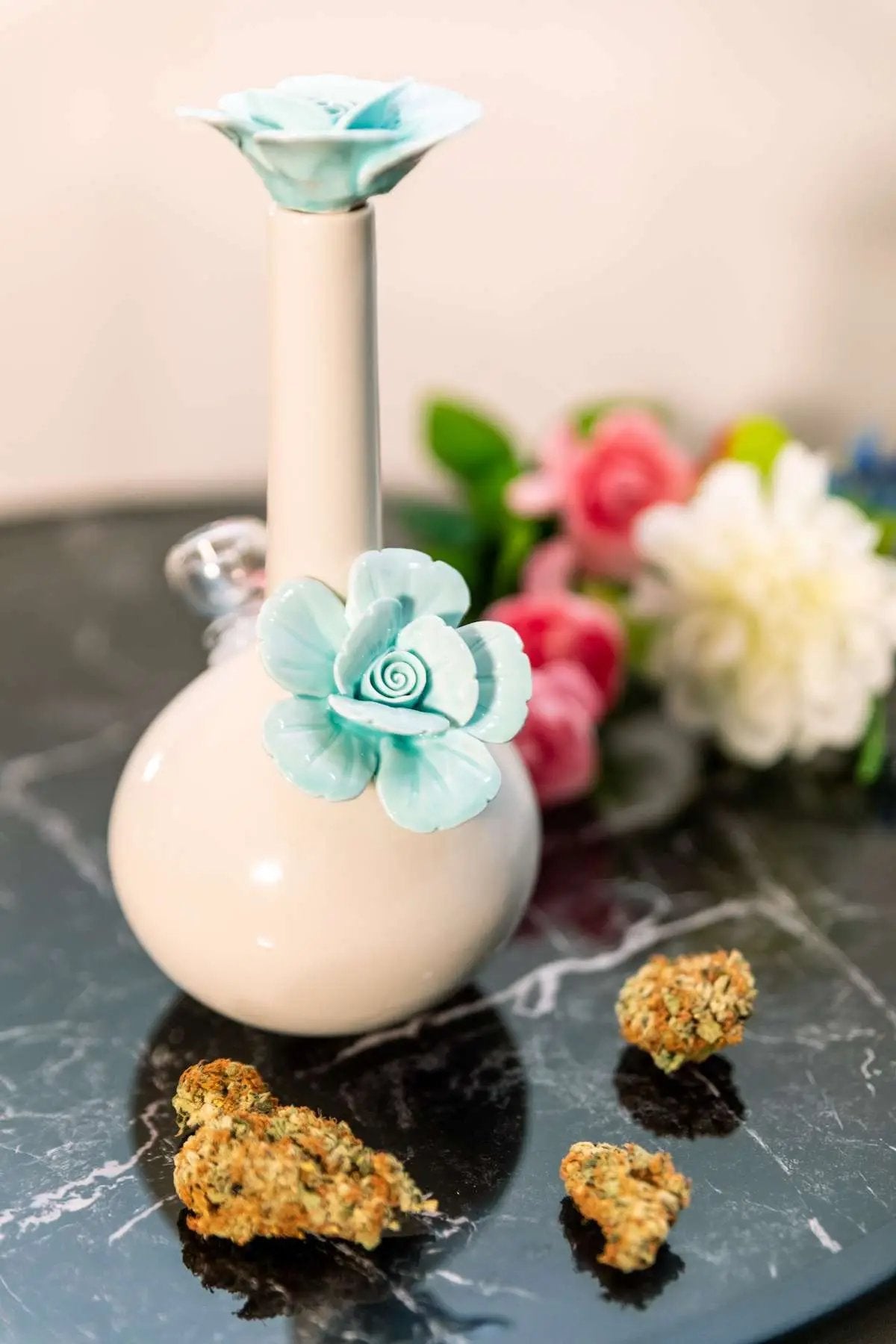 Rosette Vase Bong - Elegant & Strong | My Bud Vase